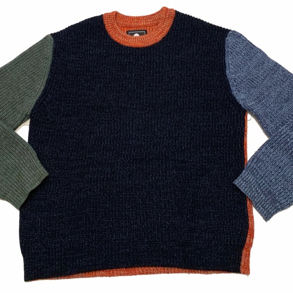 Edwin | Sweaters | Edwin Mens Multicolor Crewneck Sweater | Poshmark